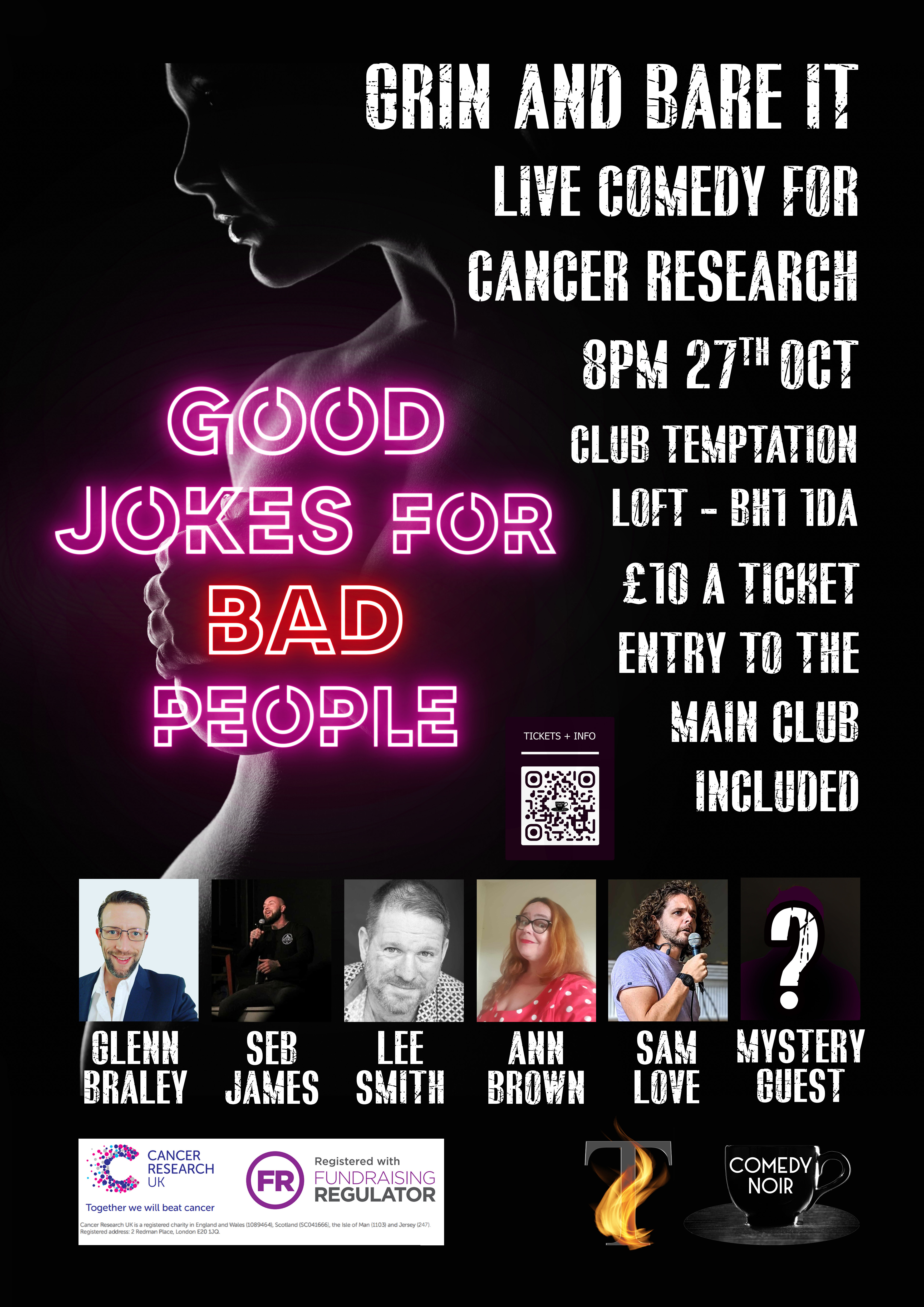 Club Temptation – Comedy Noir – Good jokes for bad people